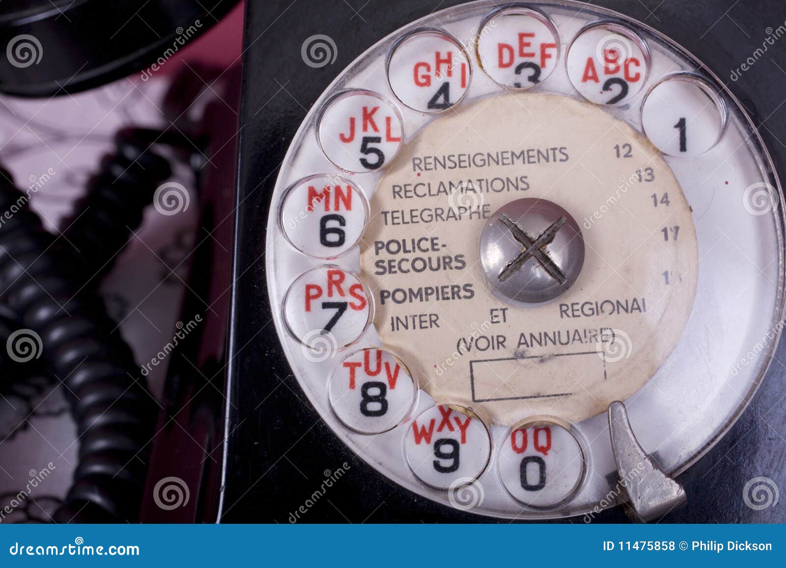 French Phone Dial stock photo. Image of earpiece, dial - 11475858