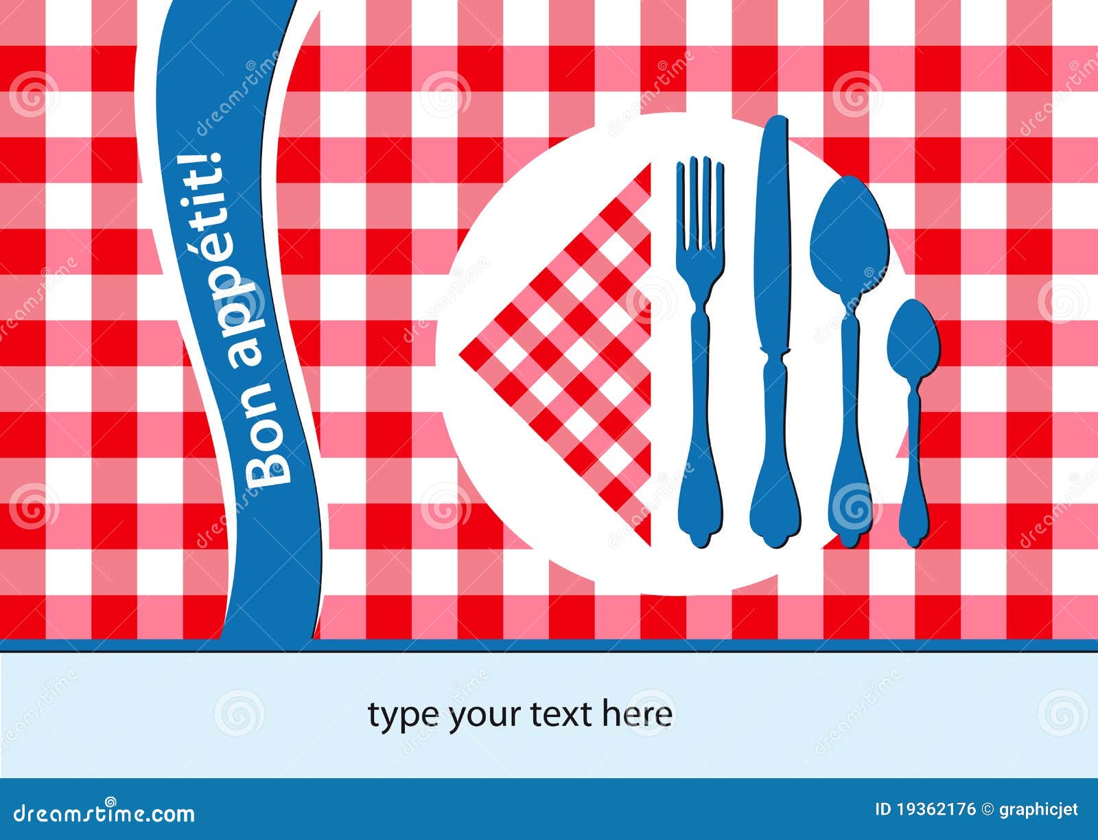 French placemat background stock vector. Illustration of alternate ...