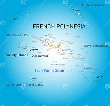 French Polynesia stock vector. Illustration of lagoon - 43839175