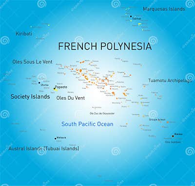 French Polynesia stock vector. Illustration of lagoon - 43839175