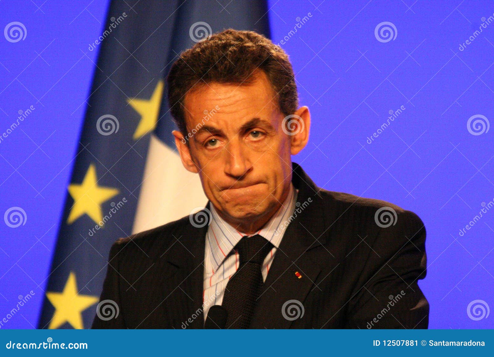 French President S Nicolas Sarkozy Editorial Photo - Image of action ...