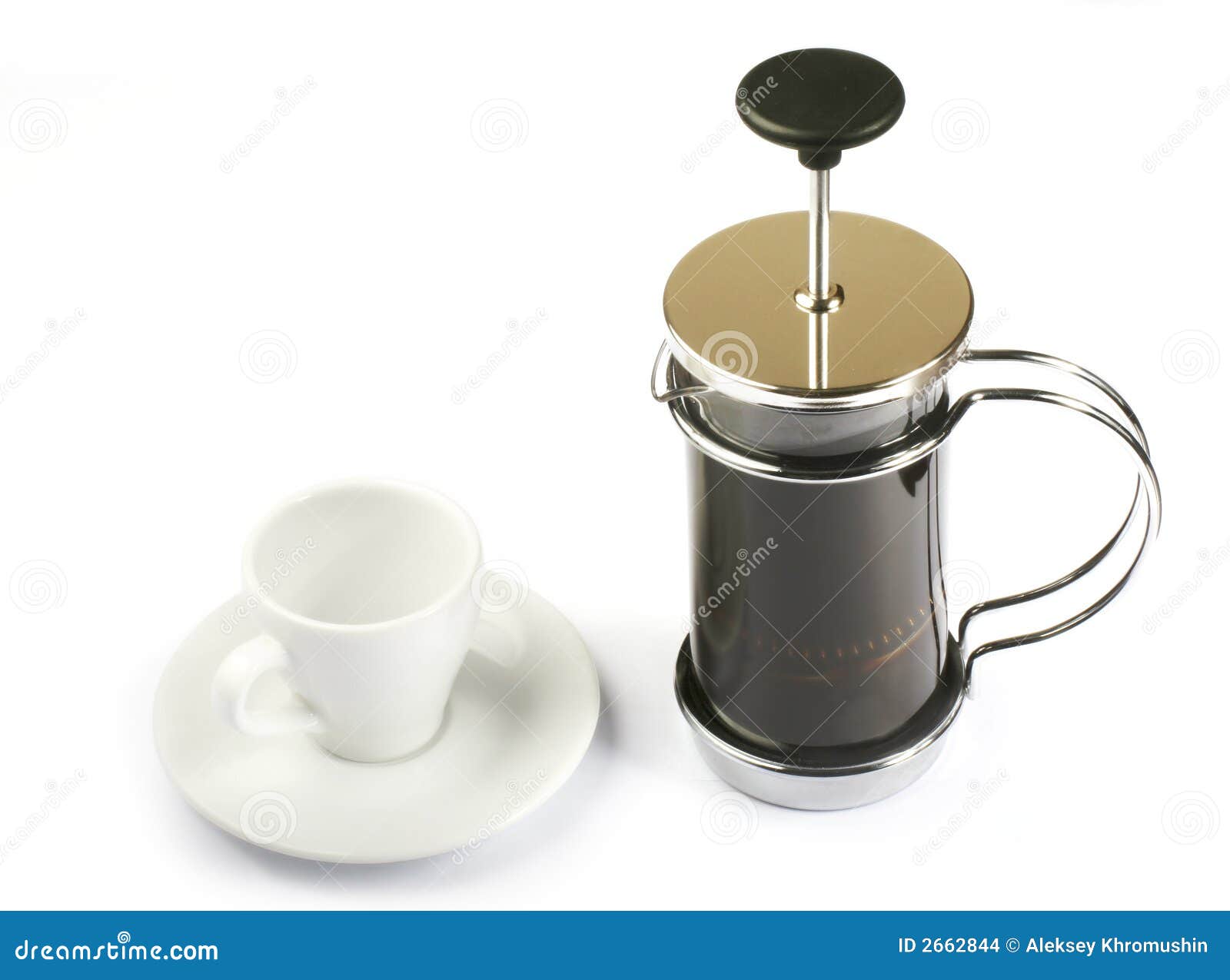 French Press-coffee With Cup Picture. Image: 2662844