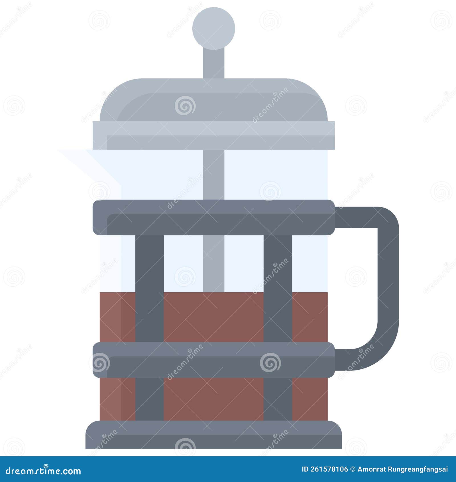 French Press Icon, Coffee Shop Related Vector Stock Vector ...