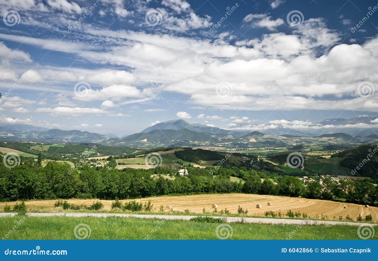French Provence landscape stock photo. Image of agricultural - 6042866