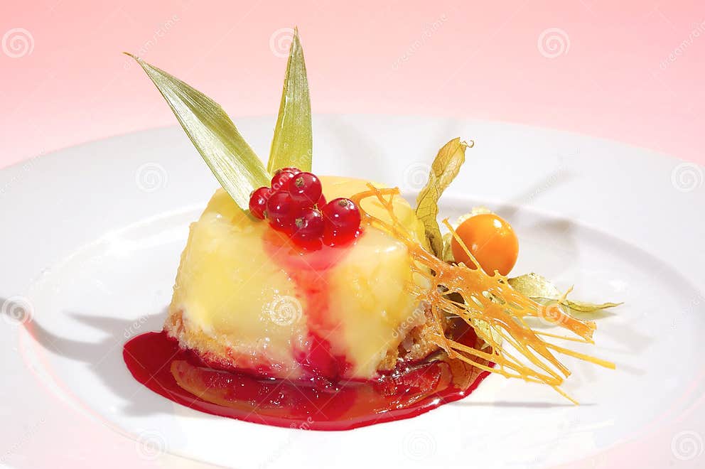 French pudding stock photo. Image of delicious, isolated - 12561940