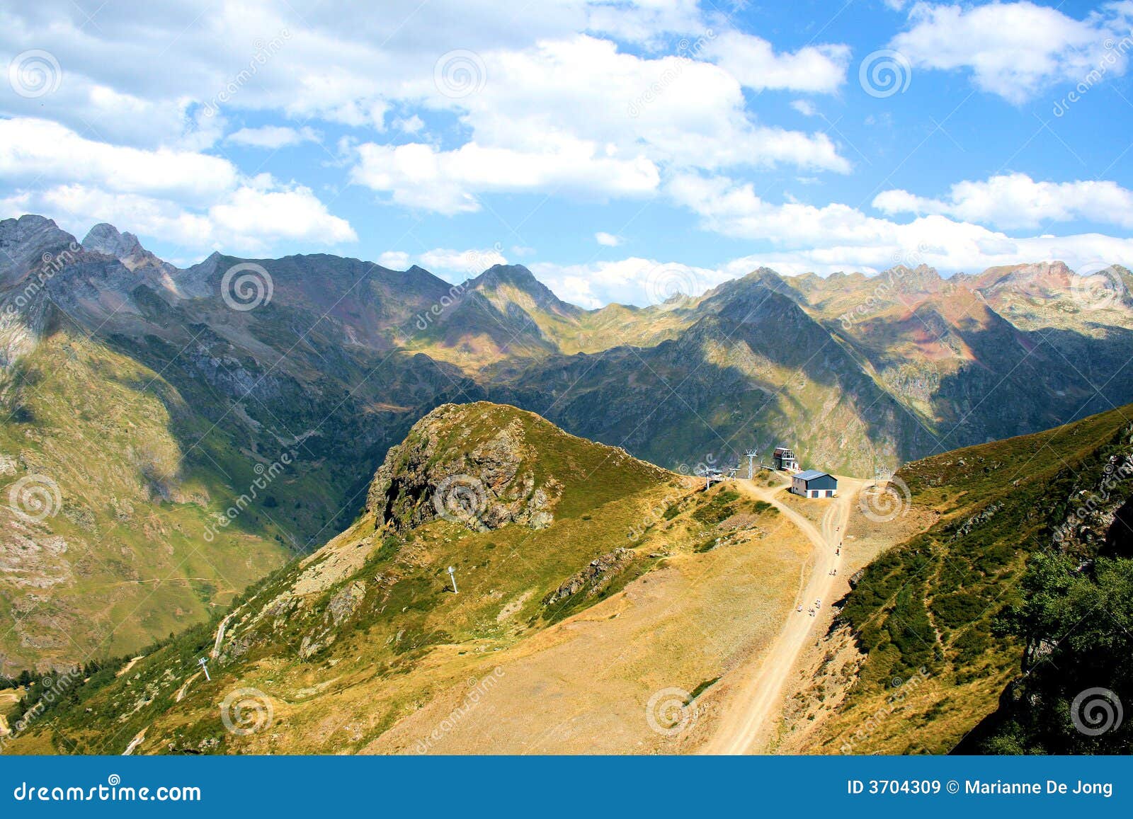 French Pyrenees stock image. Image of hill, summer, rough - 3704309