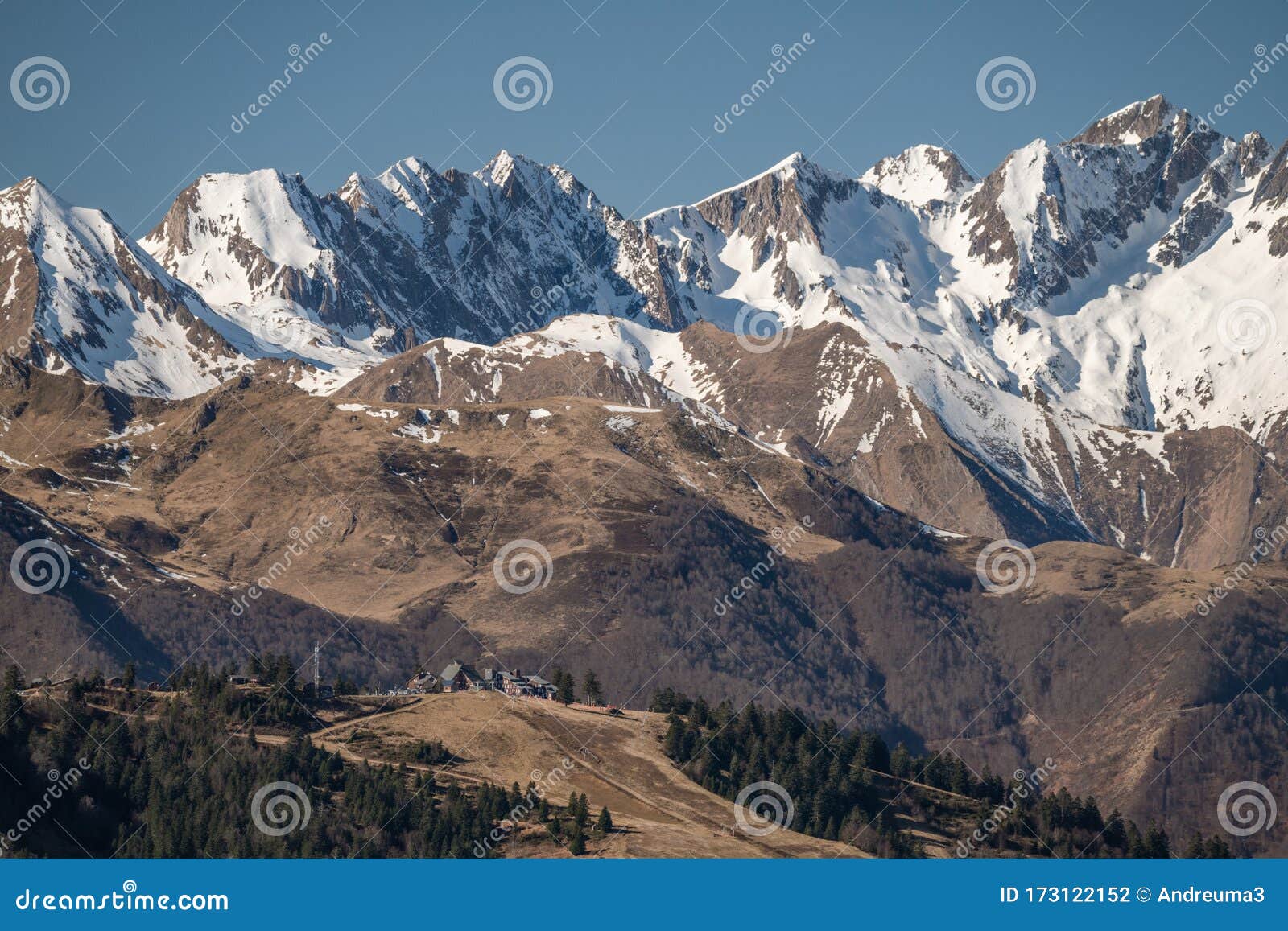 French Pyrenees Mountains Ariege Stock Photo - Image of ariege, path ...