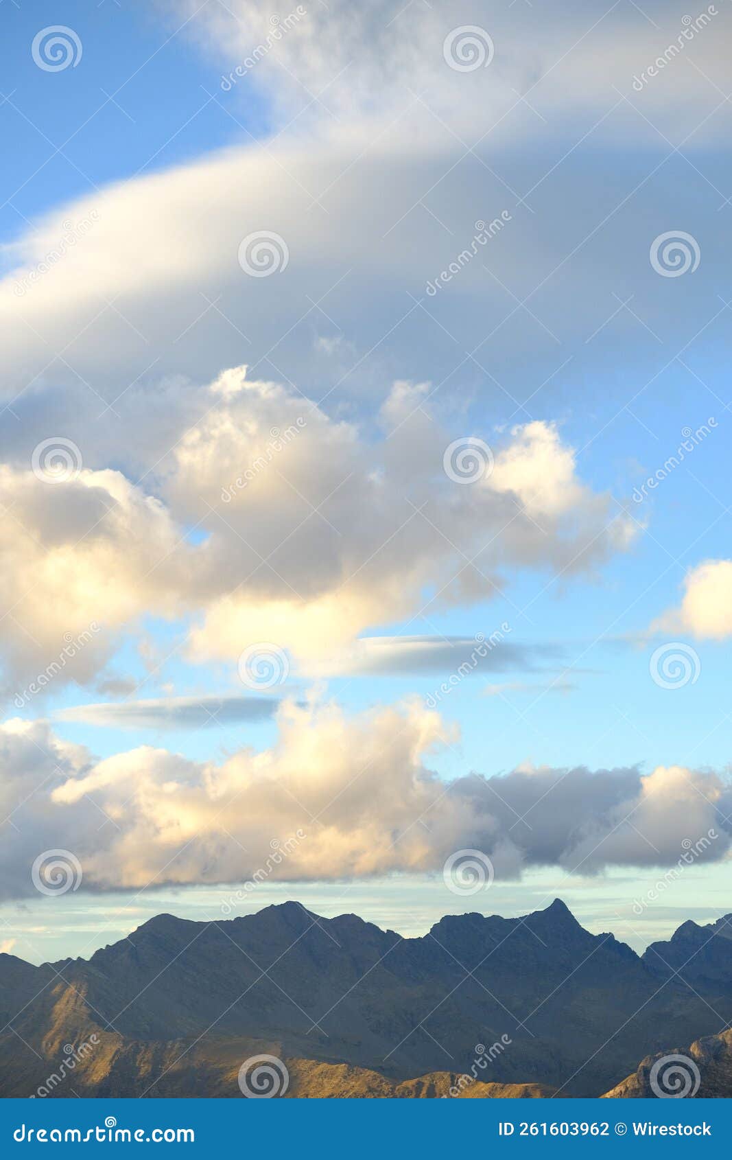 French Pyrenees at Sunset stock photo. Image of clear - 261603962