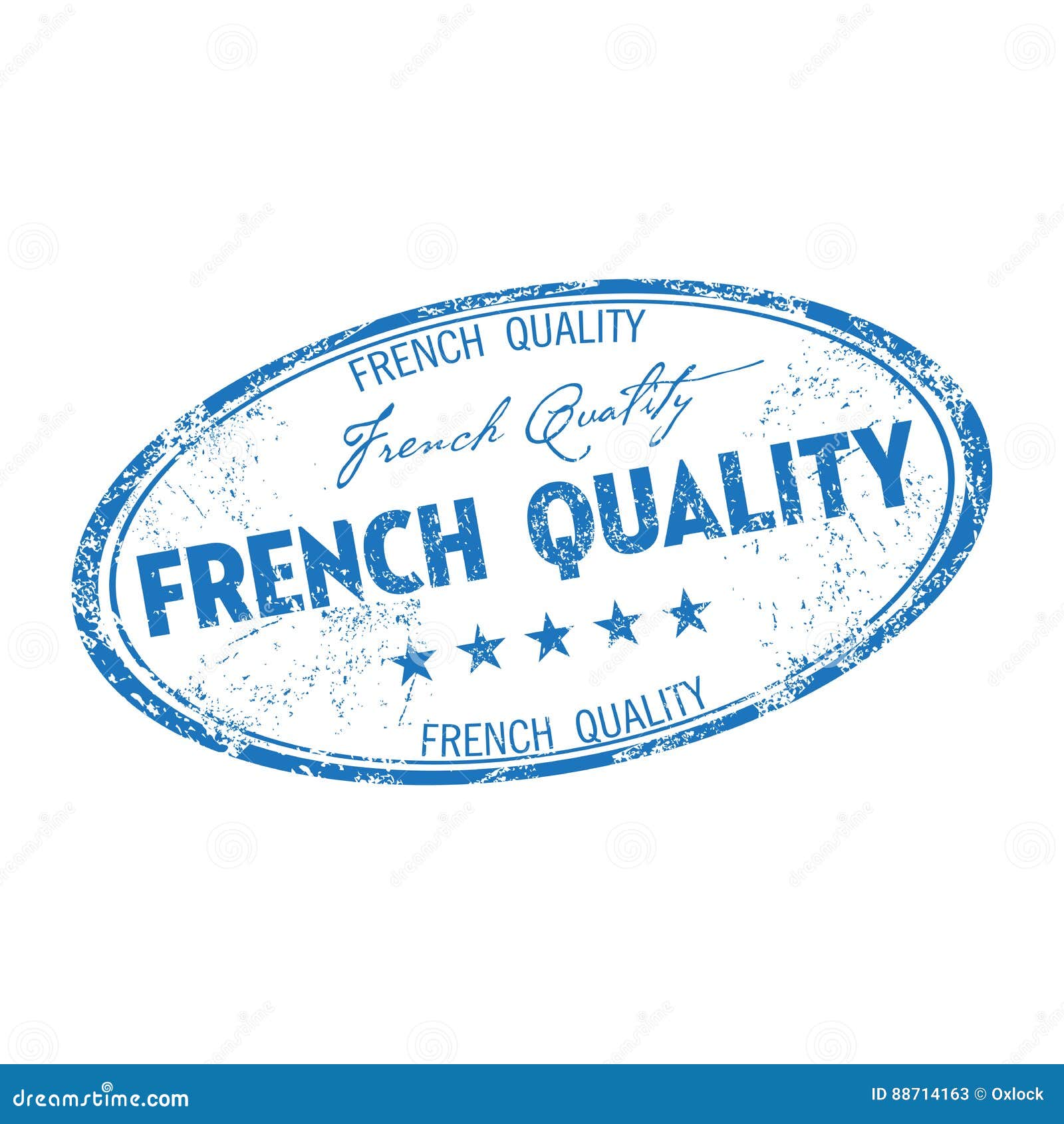 French Quality Grunge Rubber Stamp Stock Vector - Illustration of ...