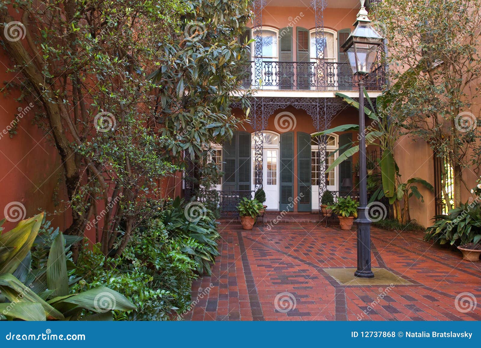 French Quarter stock photo. Image of architecture, cozy - 12737868