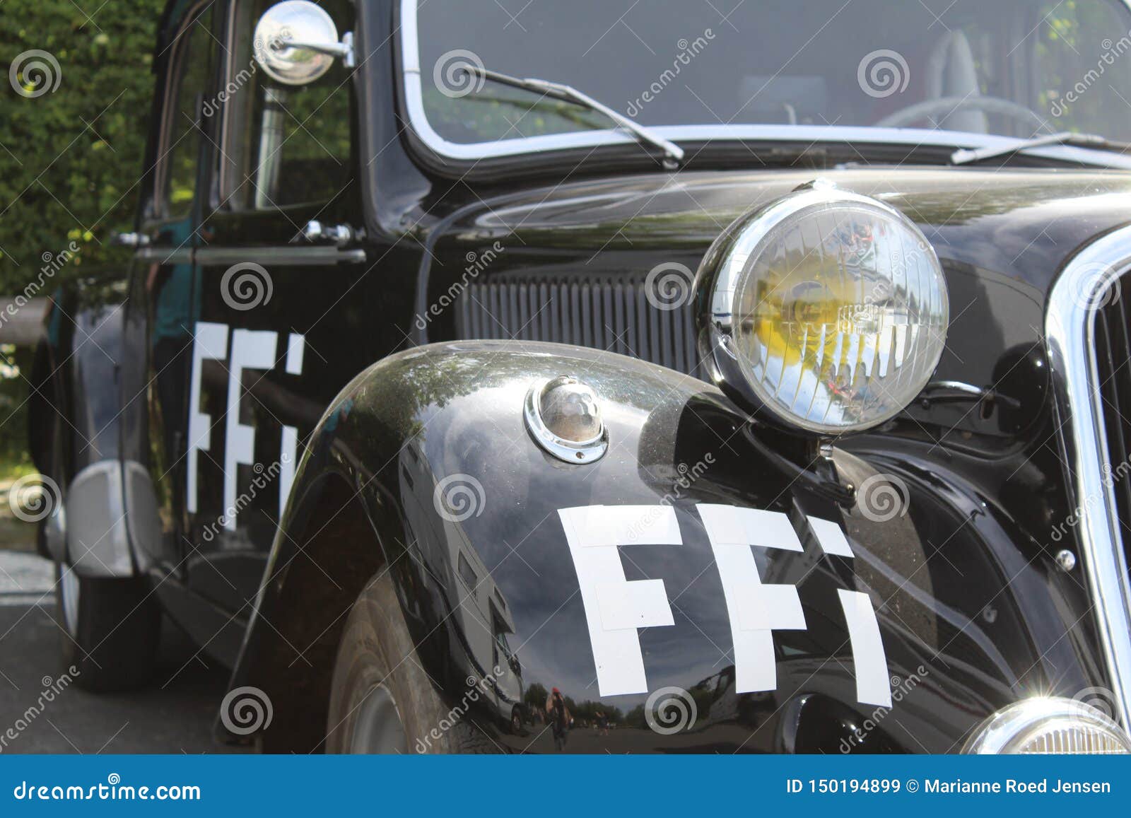 The French Resistance WW2 Car FFI Stock Image - Image of nice, chrome ...