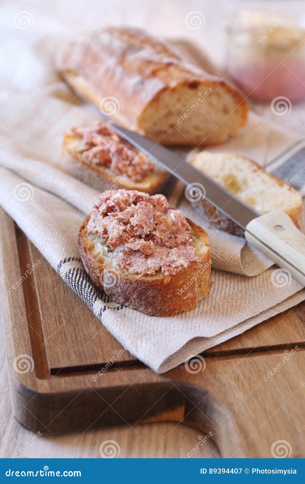 French Rillettes, Meat Spread Stock Image - Image of stewed, pork: 89394407