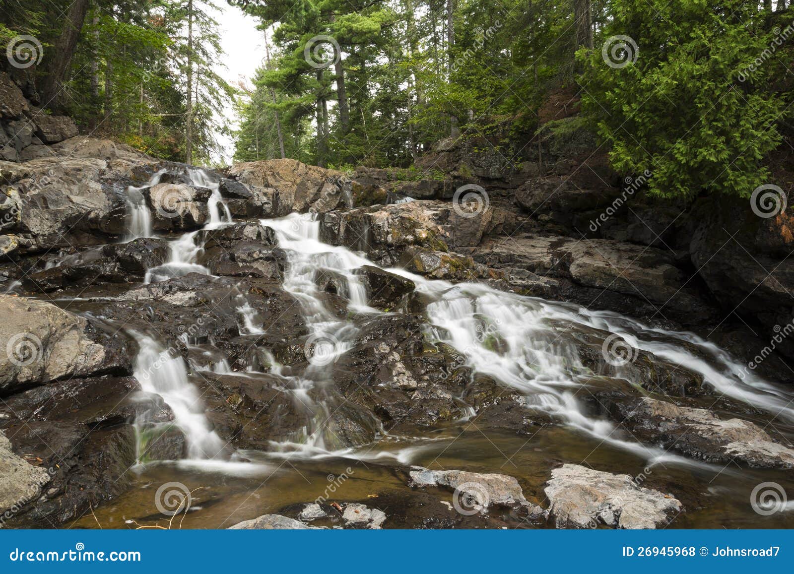 French River Waterfall stock photo. Image of peaceful - 26945968