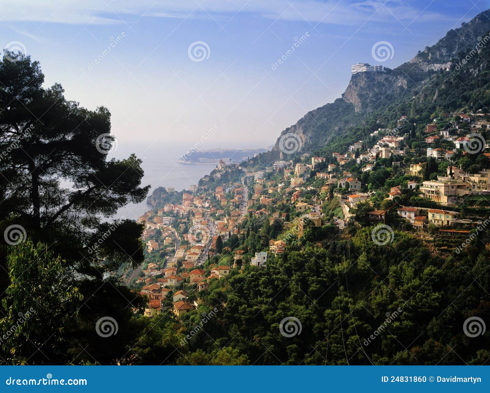 French riviera stock photo. Image of town, south, coast - 24831860