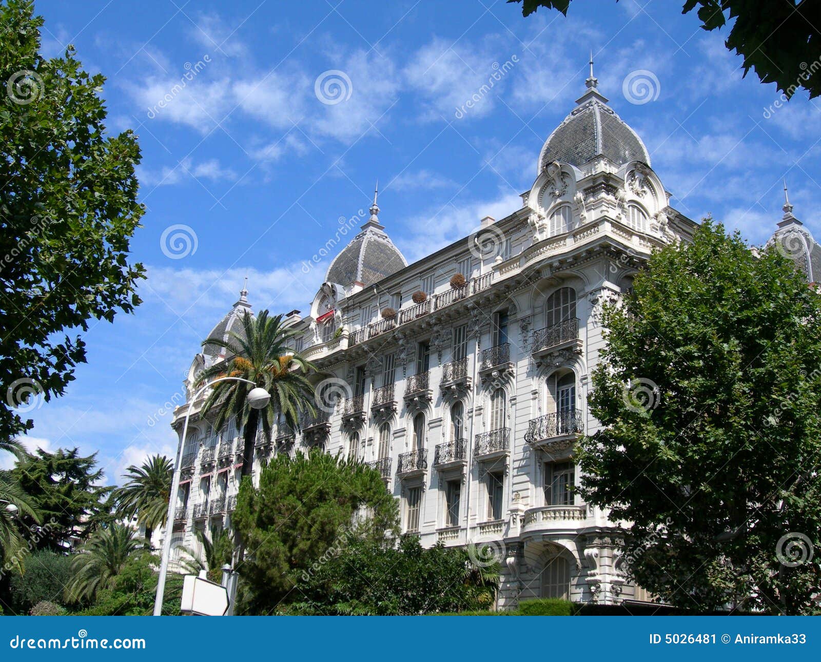 French Riviera Architecture Stock Image - Image of hotel, white: 5026481