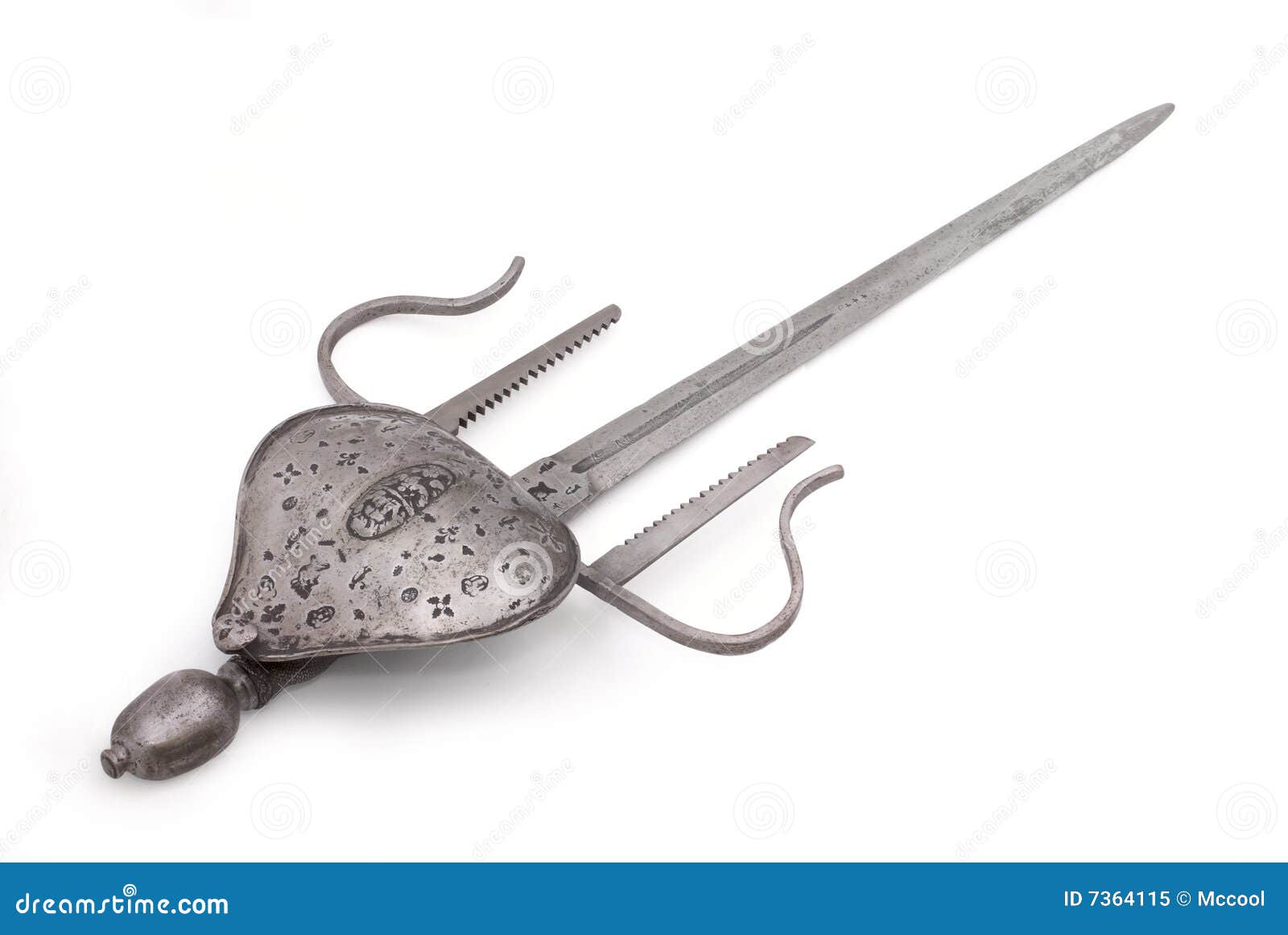French rondel dagger stock image. Image of battle, weapon - 7364115