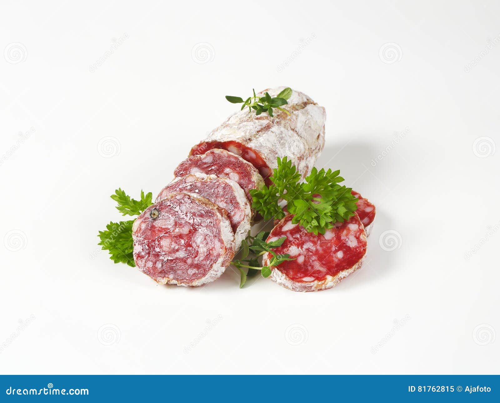 French Saucisson Sec stock image. Image of fermented - 81762815