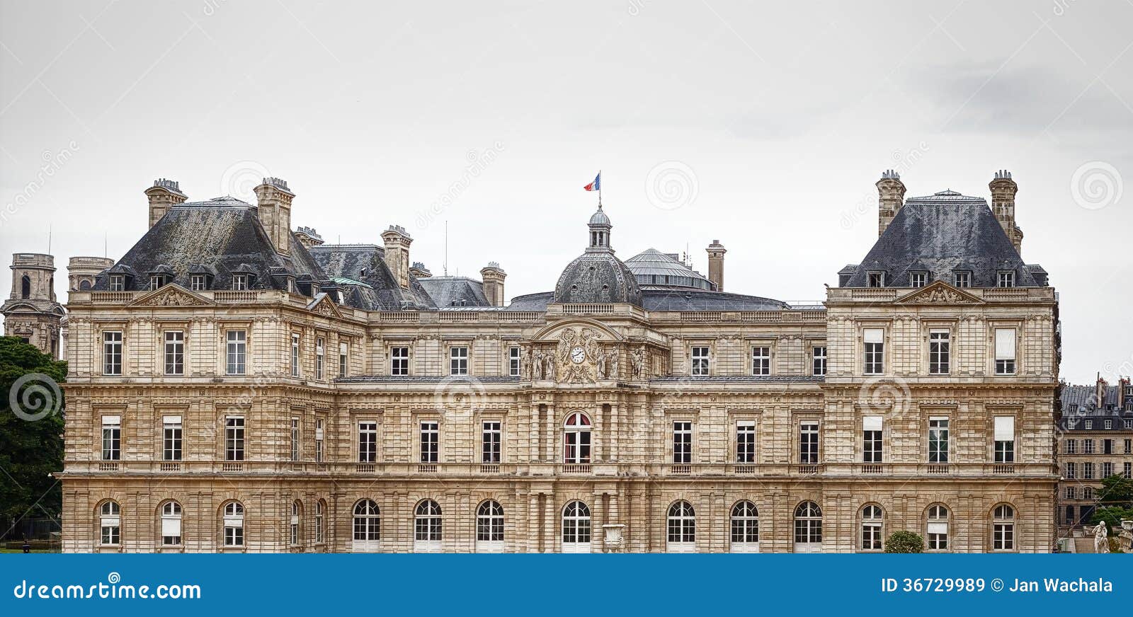 French Senate stock image. Image of famous, architecture - 36729989