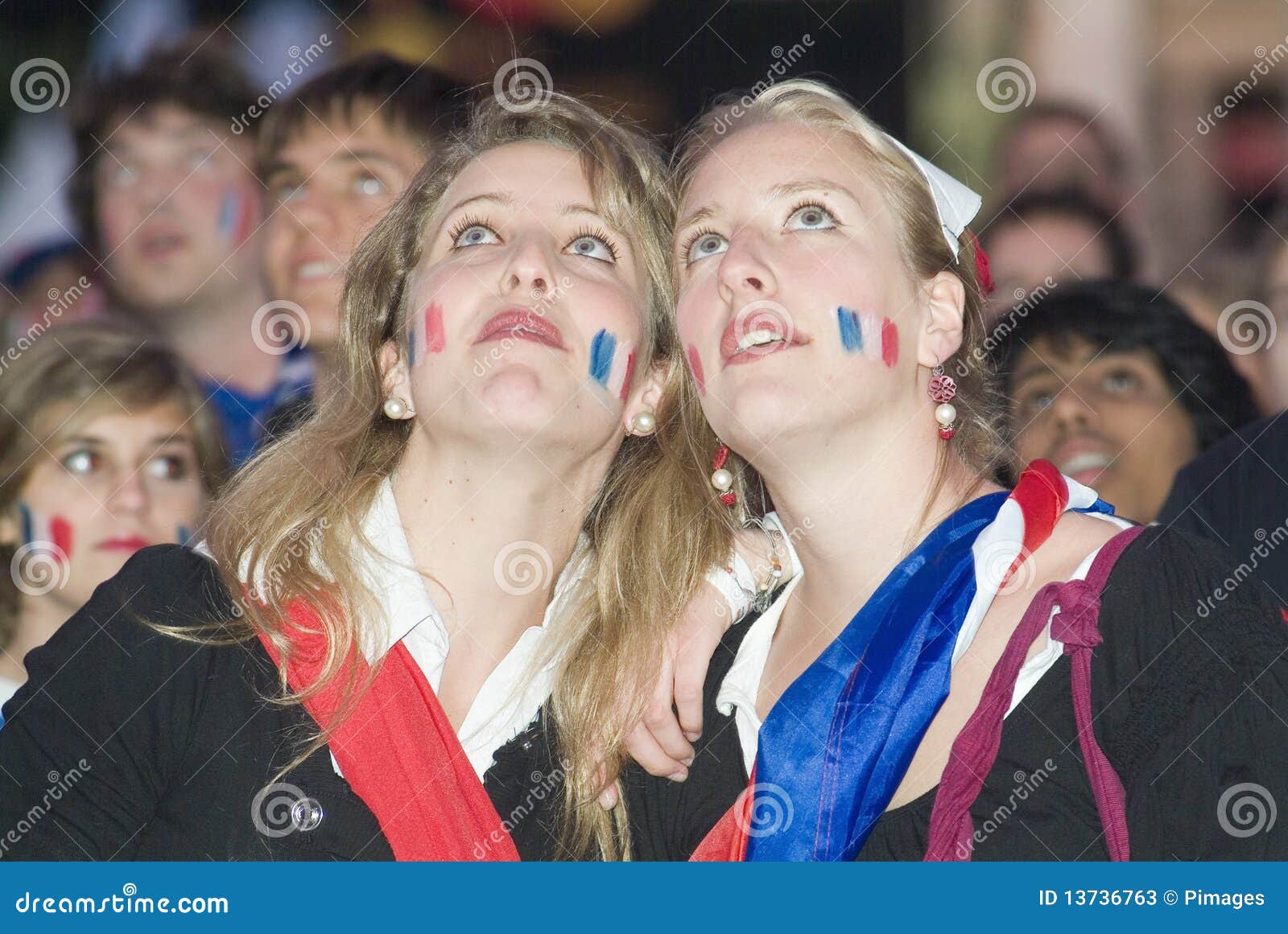 French Soccer Fan editorial stock photo. Image of people - 13736763
