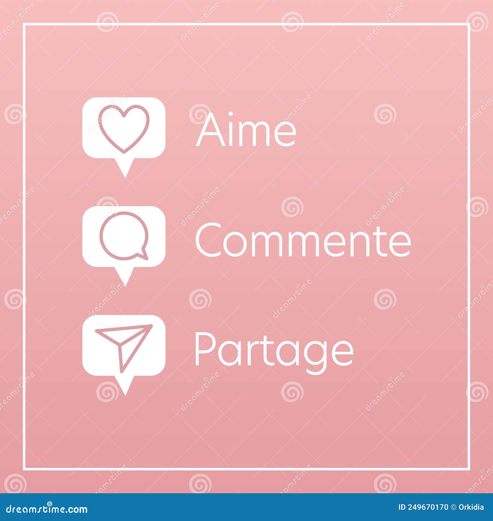 French Social Network Slide Stock Vector - Illustration of slide ...