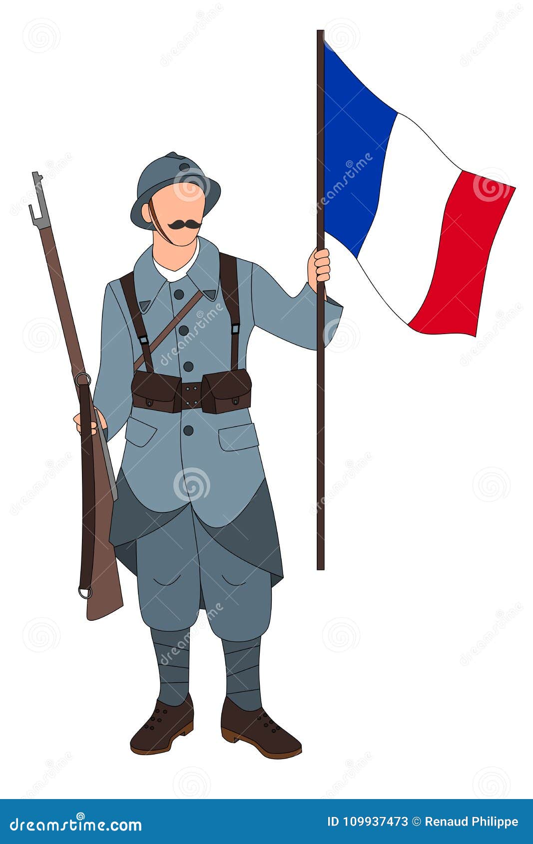 French Flag Ww1