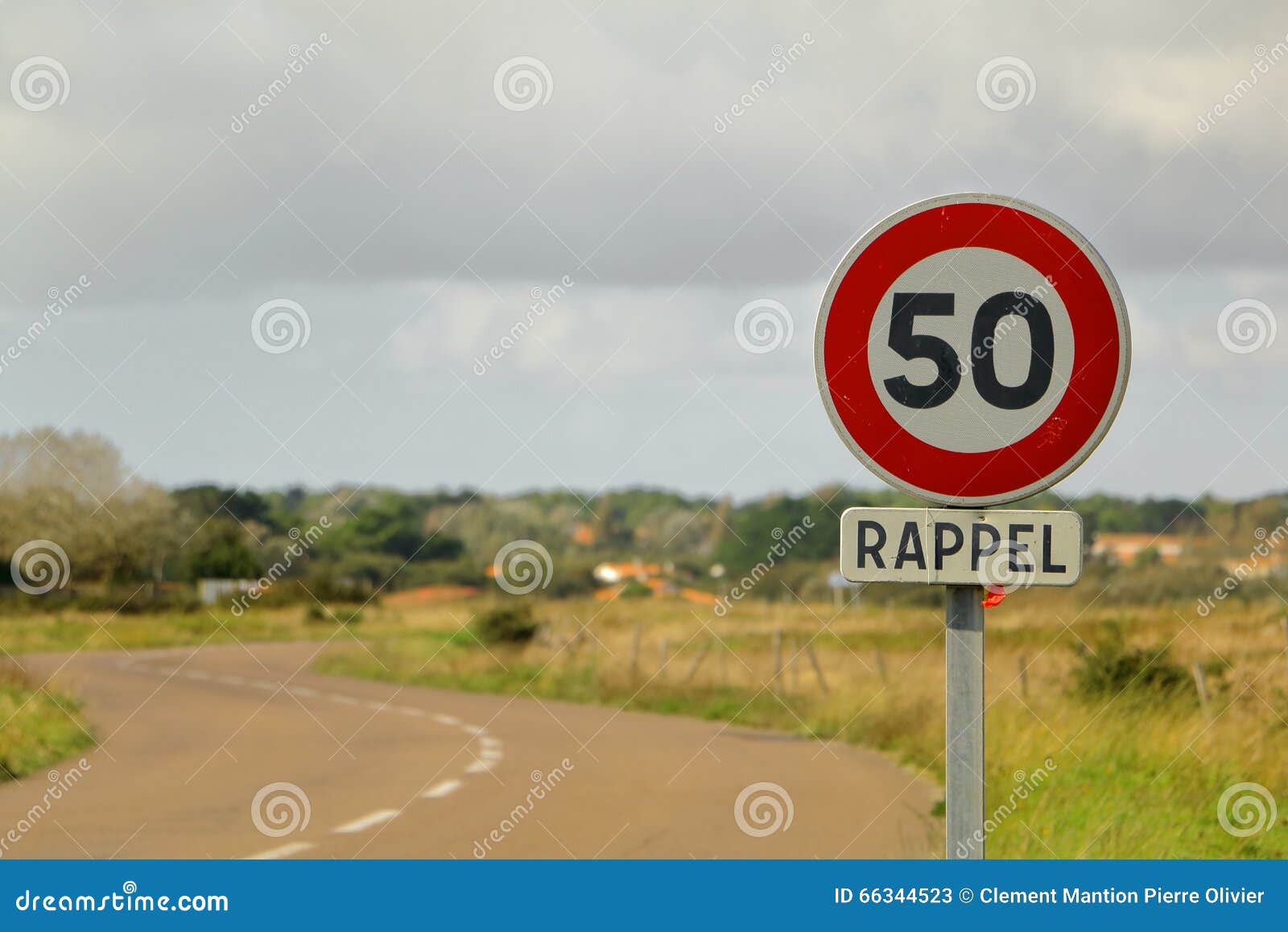 French speed limit sign stock image. Image of speed, transport - 66344523