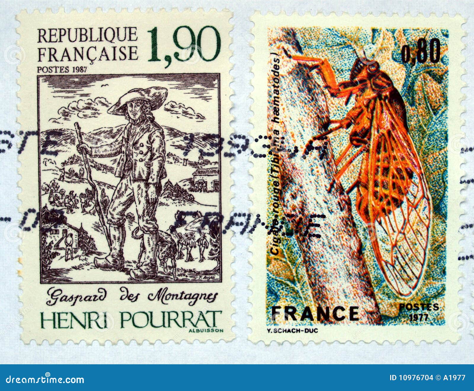French stamps editorial stock image. Image of post, francaise - 10976704