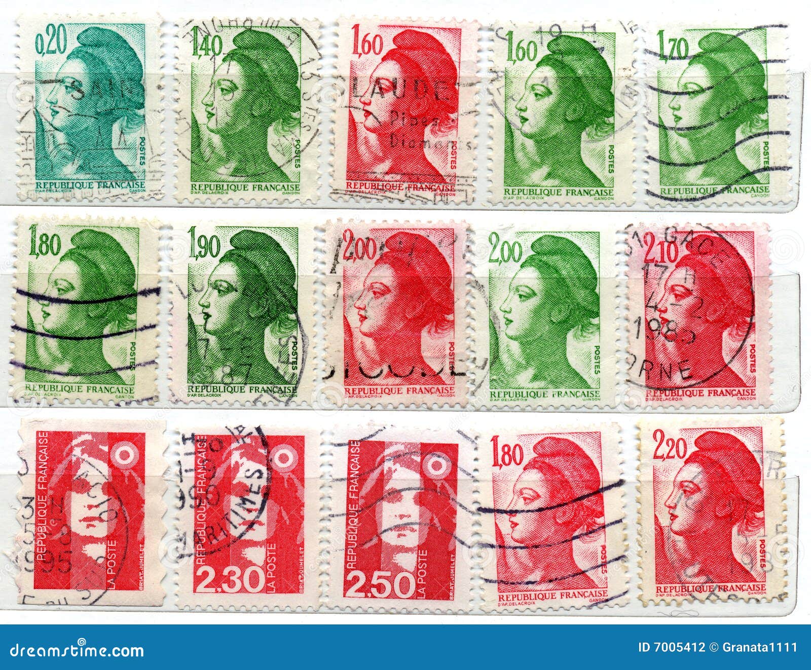 French Stamps editorial photography. Image of correspondence - 7005412