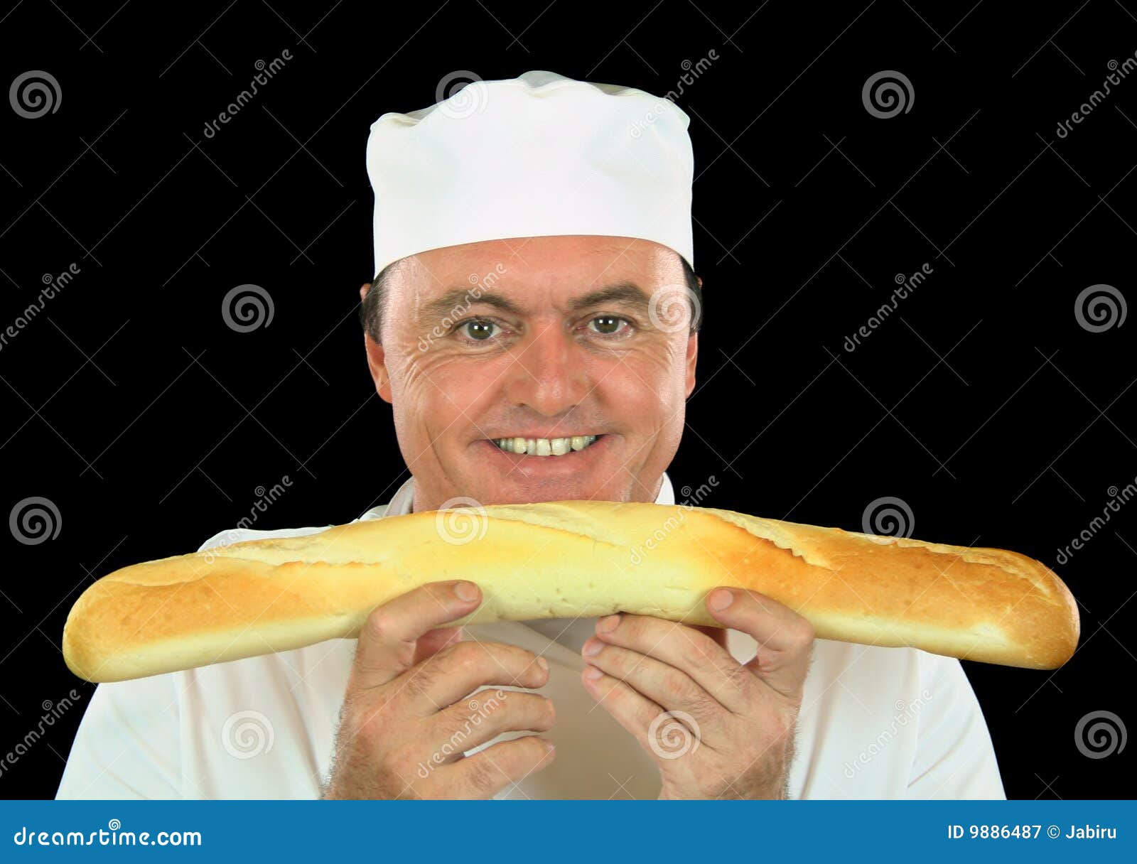French Stick Chef stock image. Image of bread, culinary - 9886487