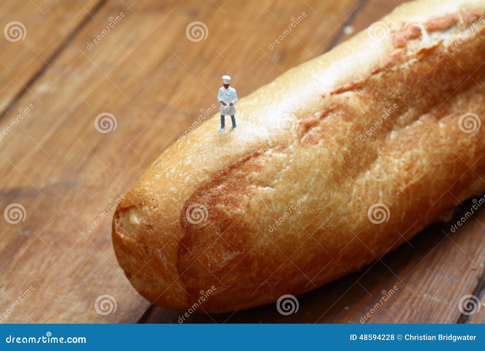 French stick chef F stock photo. Image of male, little - 48594228