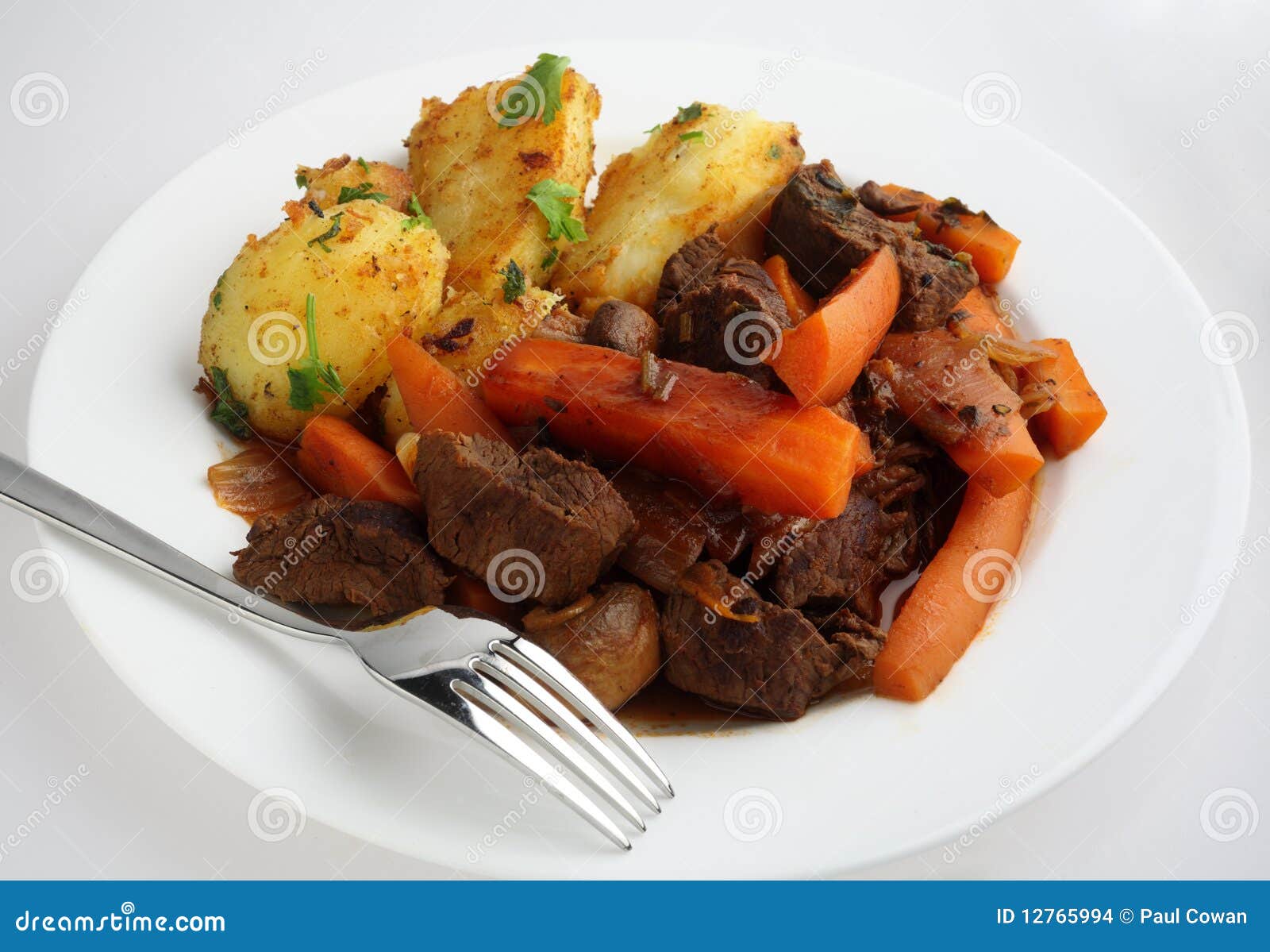 French Style Beef and Carrot Stew Stock Photo - Image of parsley ...