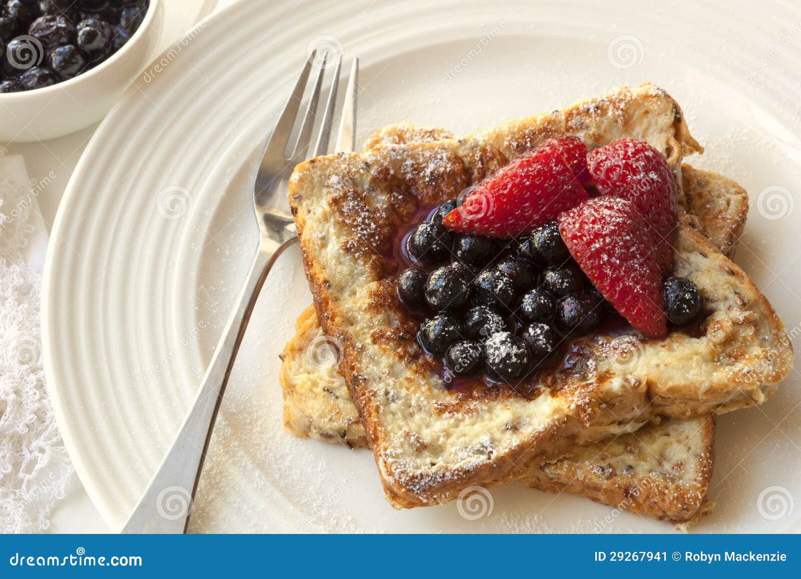 French Toast with Berries stock image. Image of breakfast - 29267941