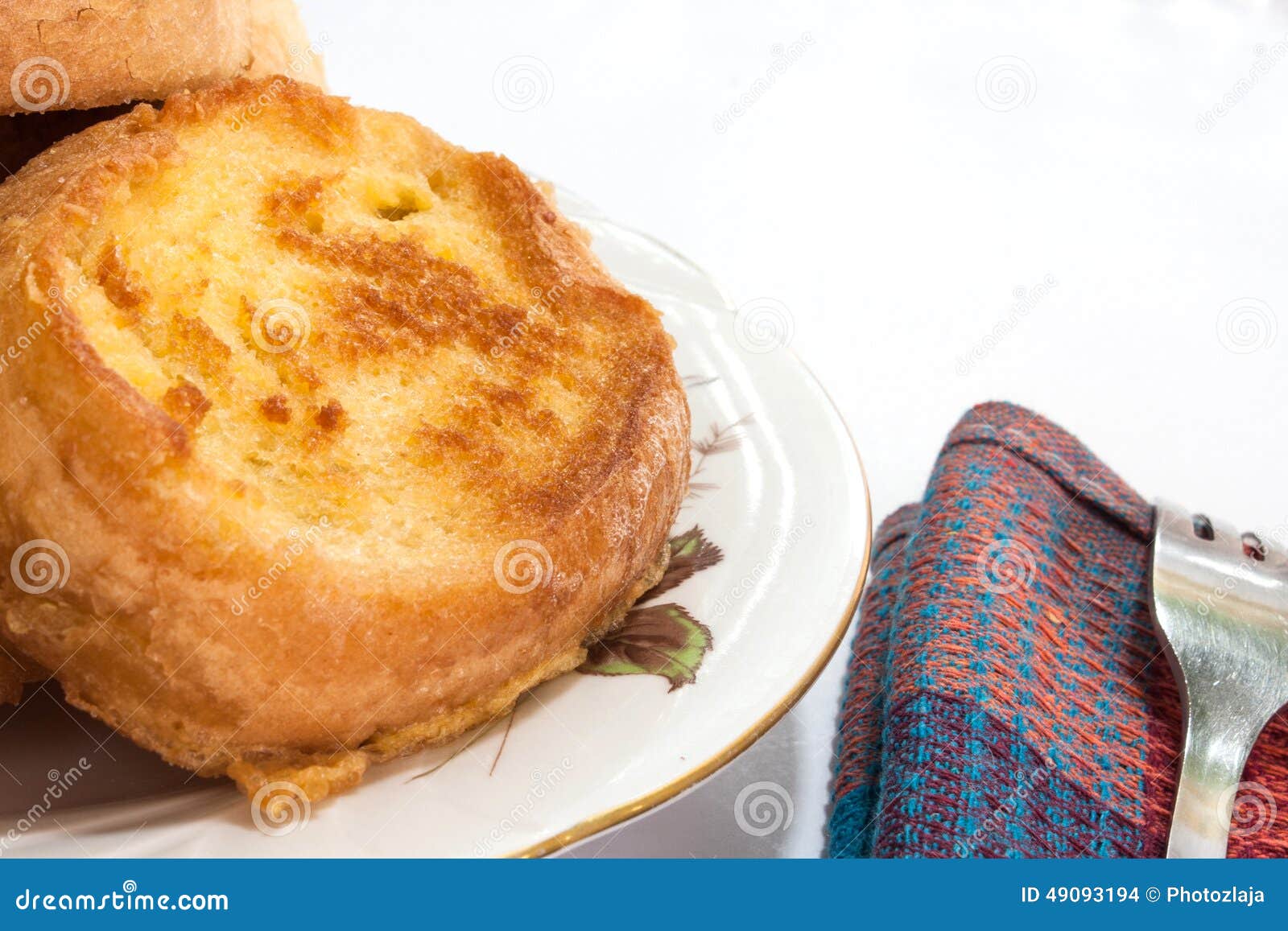 French toast on the plate stock photo. Image of lunch - 49093194