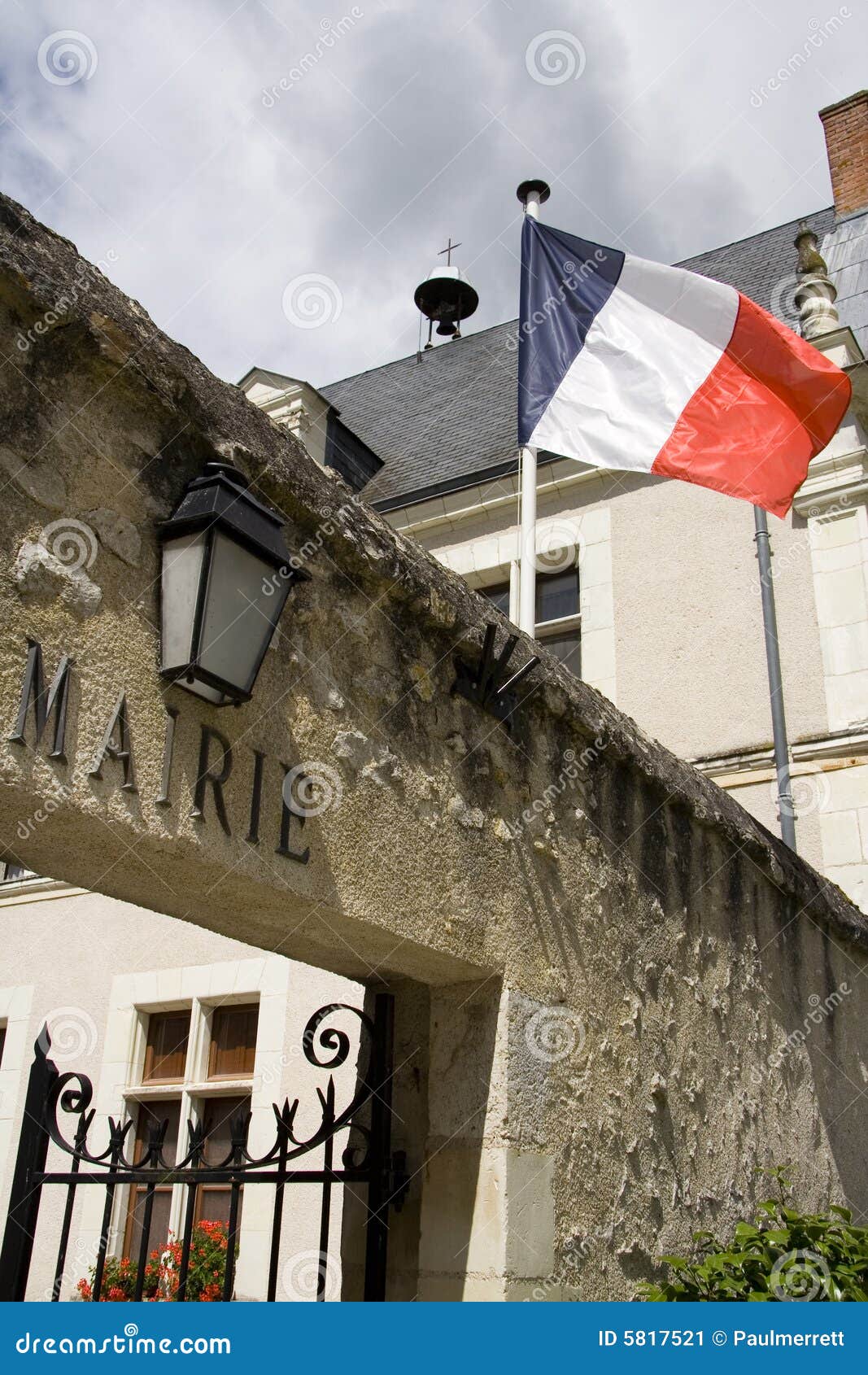 French town hall stock image. Image of mairie, traditional - 5817521