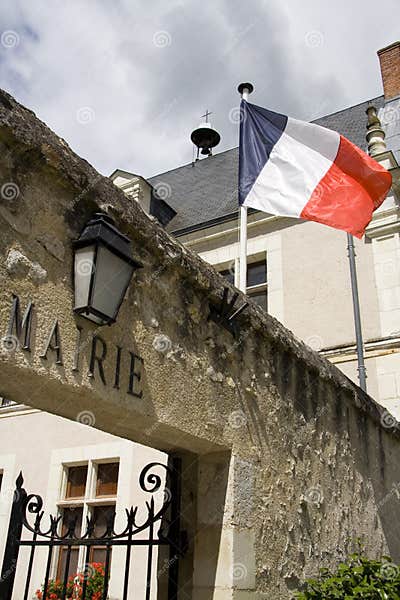 French town hall stock image. Image of mairie, traditional - 5817521