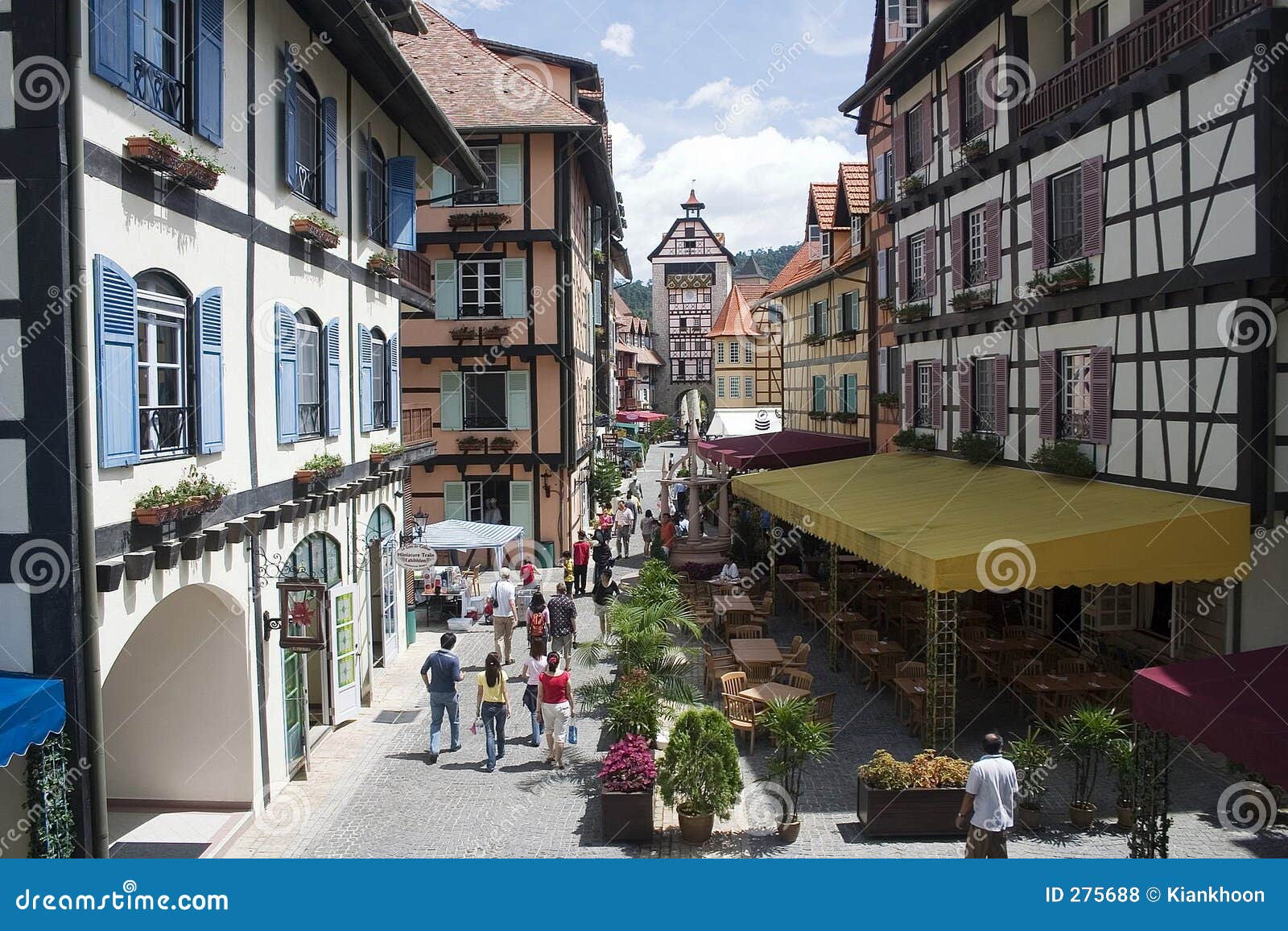 French Village stock photo. Image of relax, century, malaysia - 275688