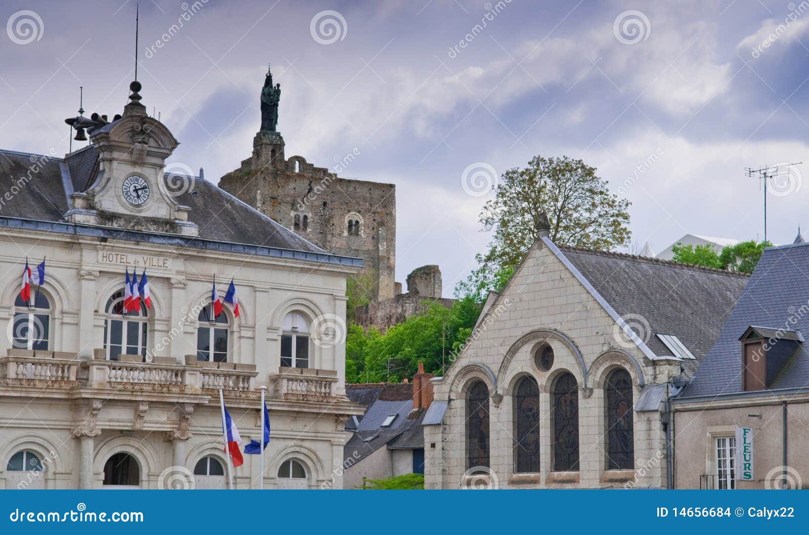 French Villiage stock photo. Image of holiday, scene - 14656684