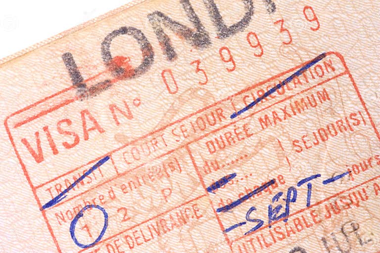 French Visa stock image. Image of legal, paper, passports - 10201417