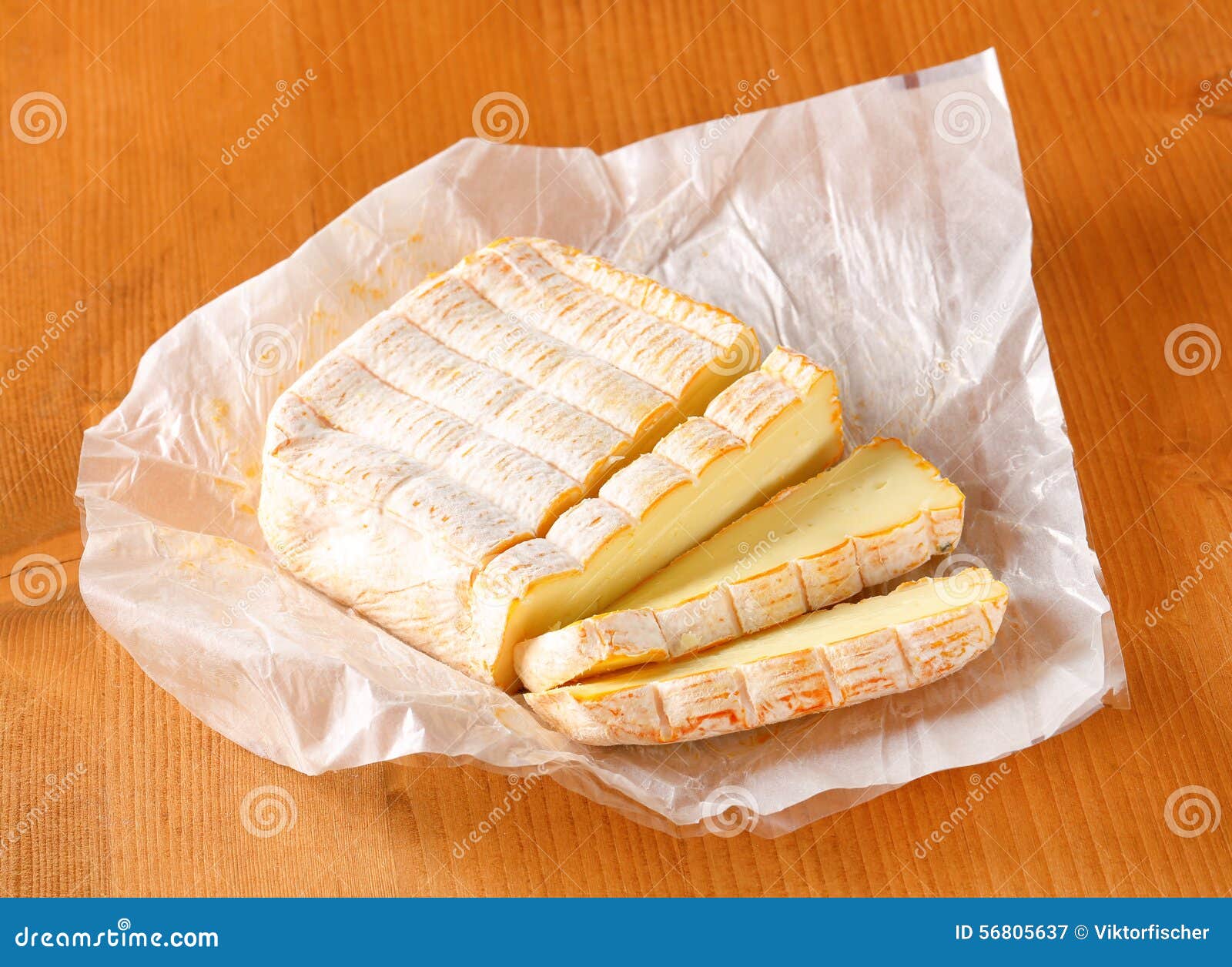 French washed rind cheese stock image. Image of food - 56805637