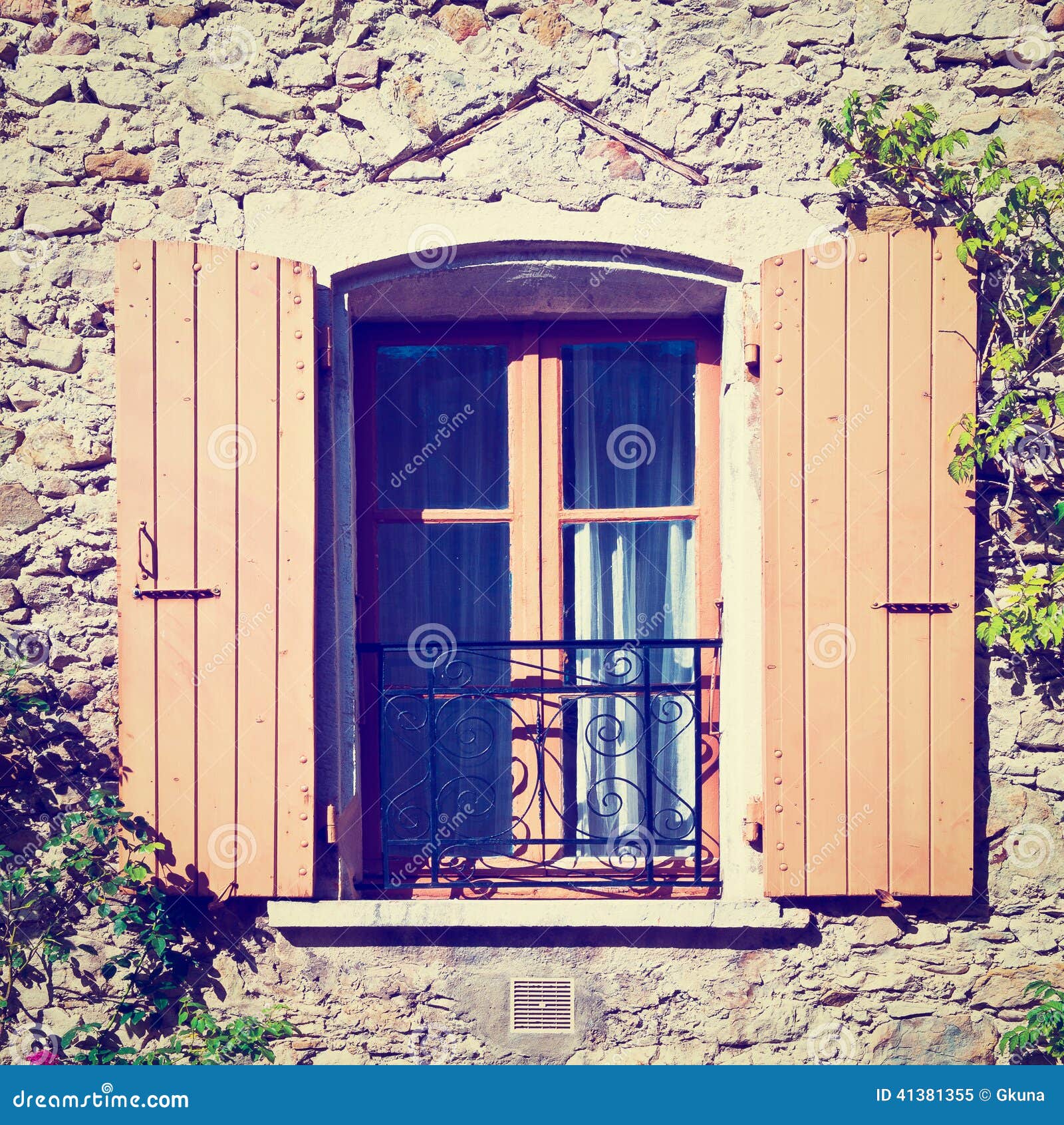 French Window stock image. Image of classic, plank, aged - 41381355