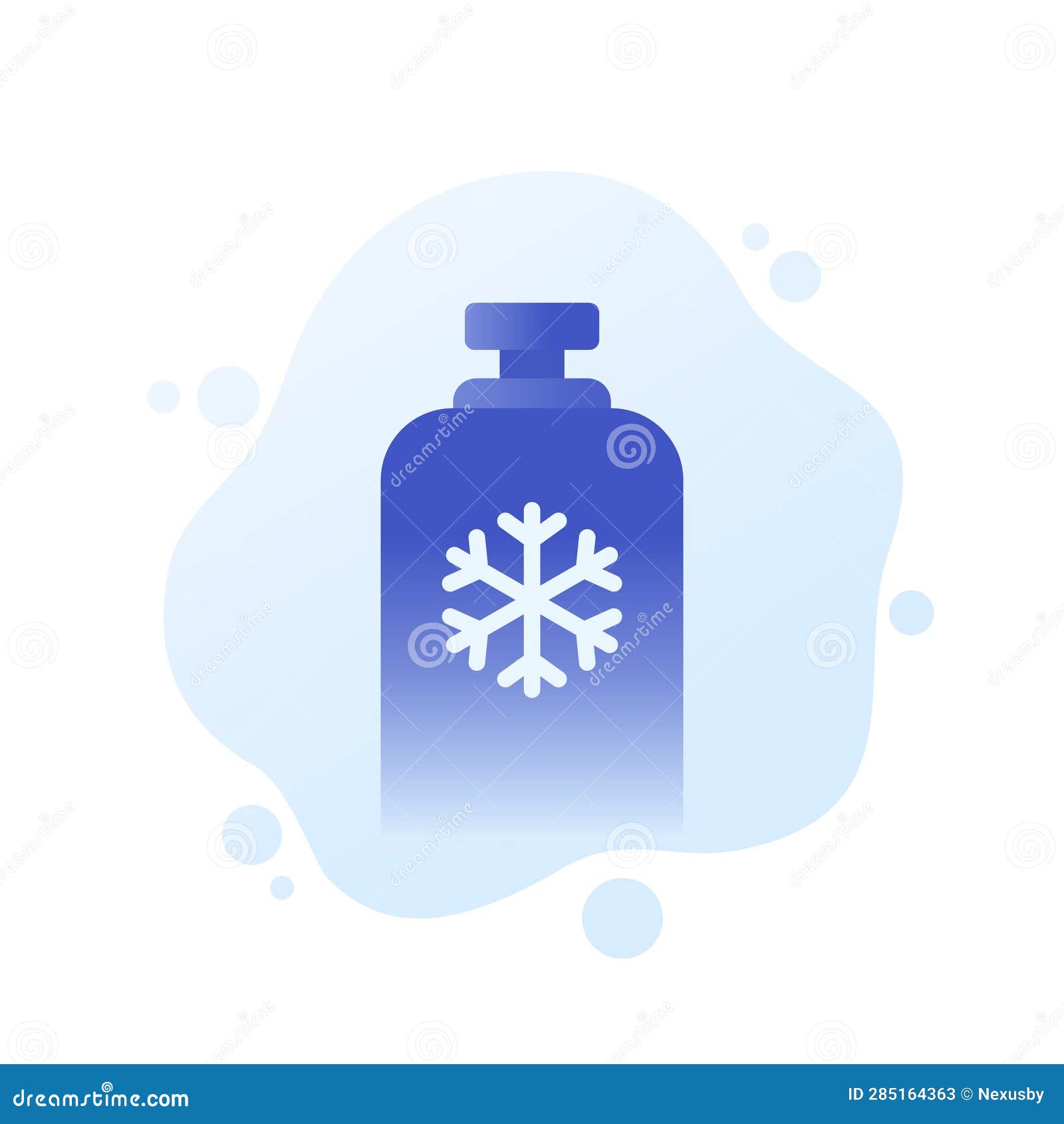 Freon, Refrigerant Gas Tank Vector Illustration Stock Vector ...