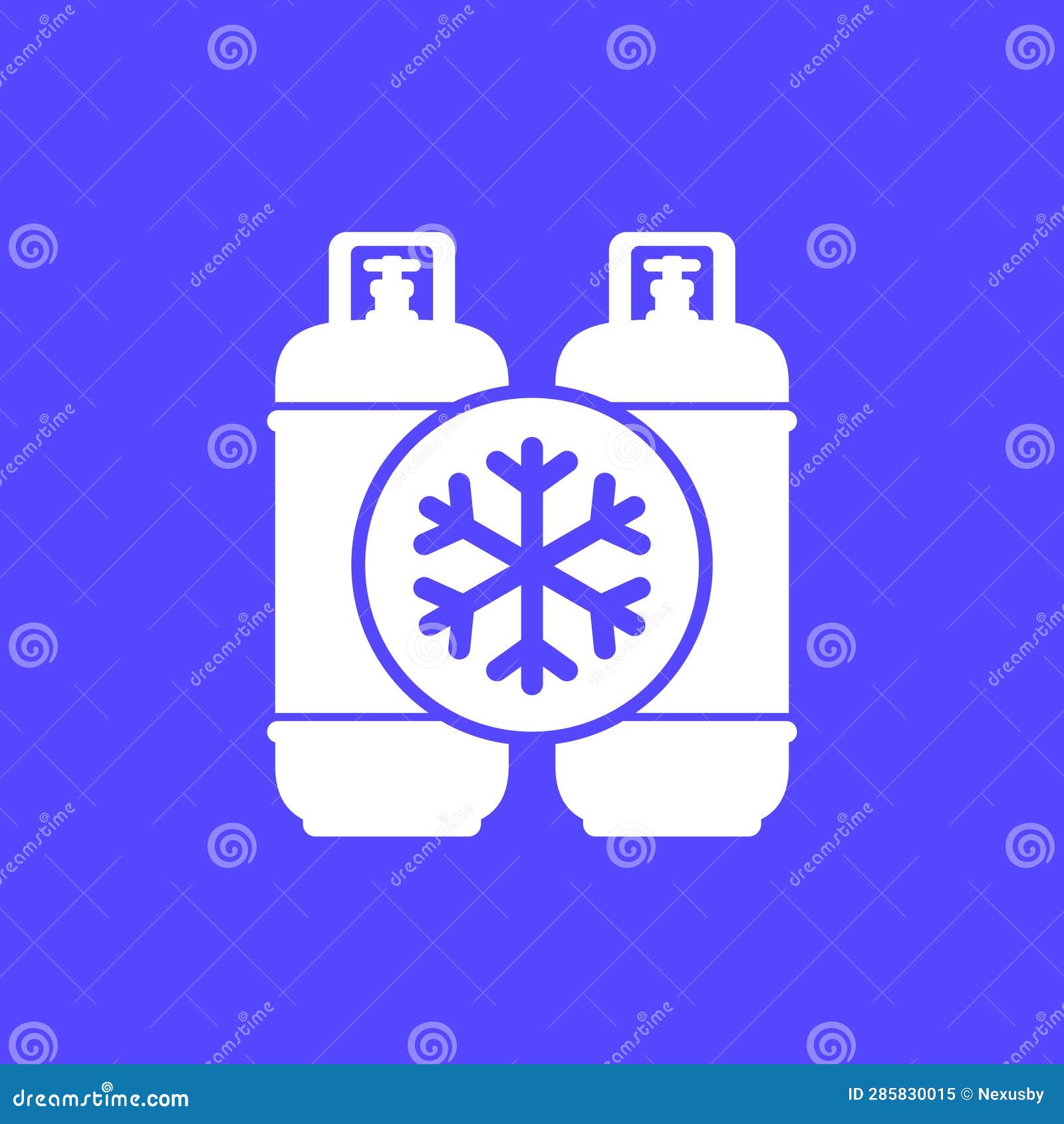 Freon, Refrigerant Gas Tanks Icon, Vector | CartoonDealer.com #285830015