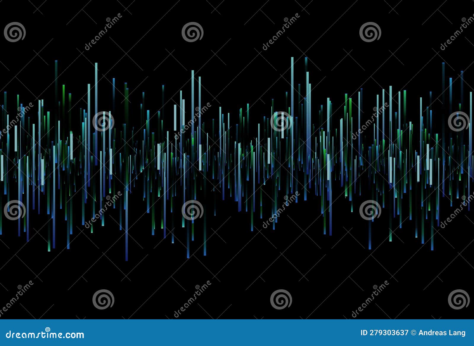 Frequency Bars Texture Musical Audio Gradient Rays Style Line Art ...