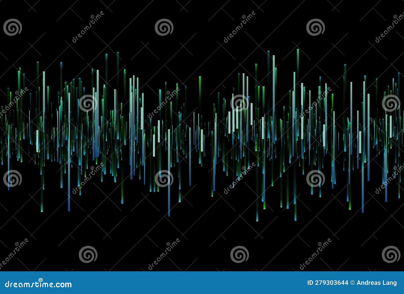 Frequency Bars Texture Musical Audio Gradient Rays Style Line Art ...