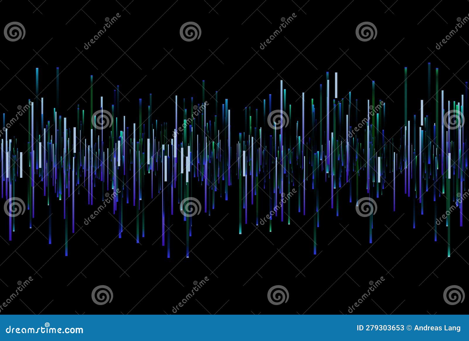 Frequency Bars Texture Musical Audio Gradient Rays Style Line Art ...