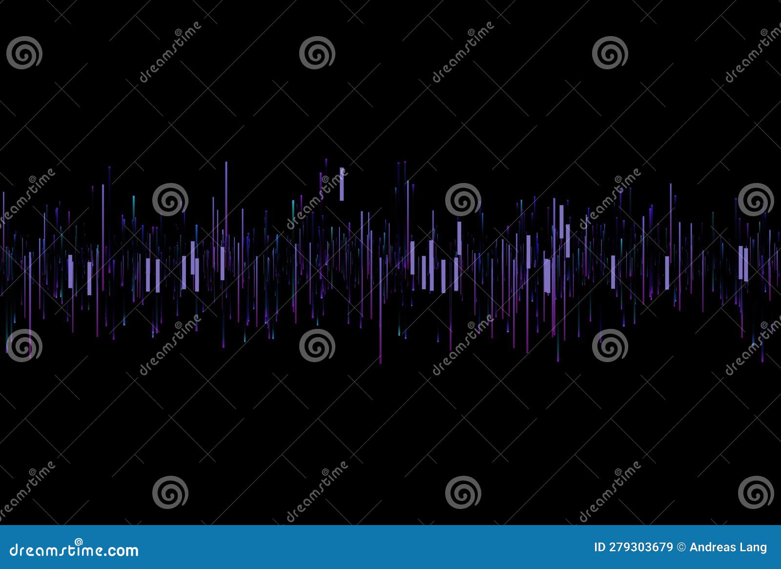 Frequency Bars Texture Musical Audio Gradient Rays Style Line Art ...