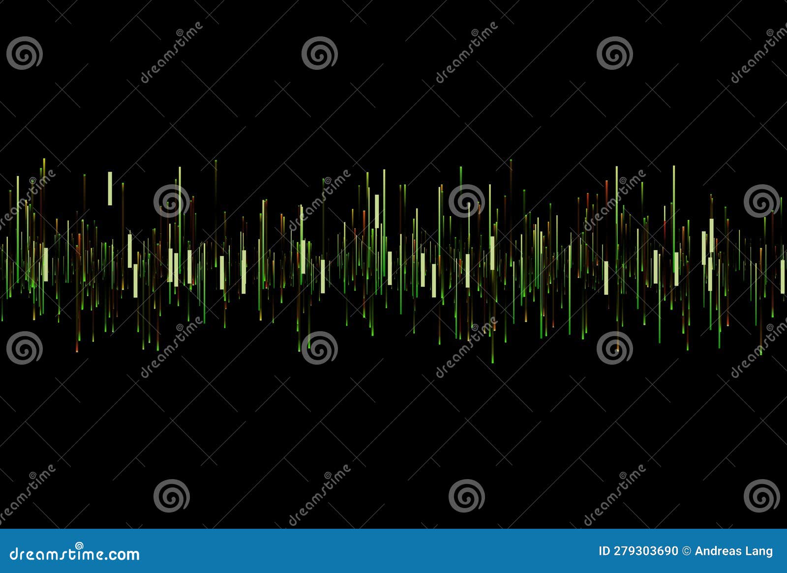 Frequency Bars Texture Musical Audio Gradient Rays Style Line Art Background Stock Illustration ...