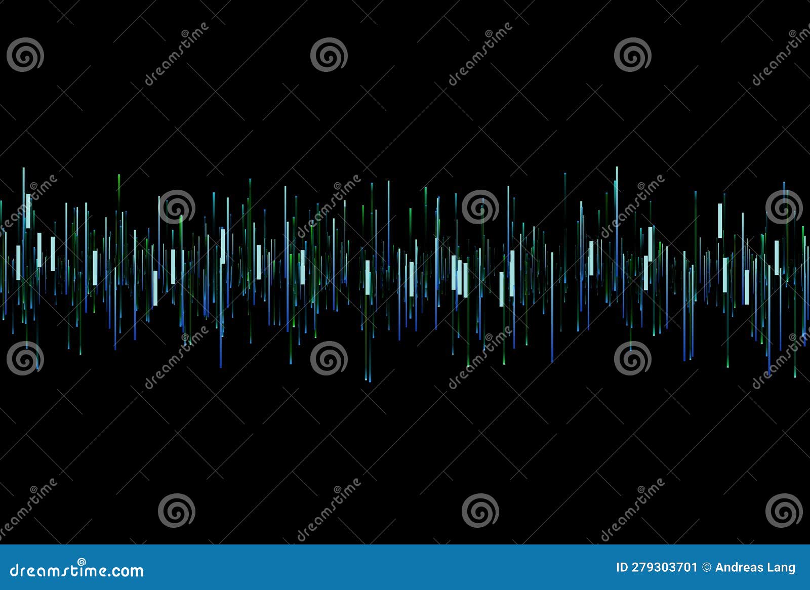 Frequency Bars Texture Musical Audio Gradient Rays Style Line Art ...