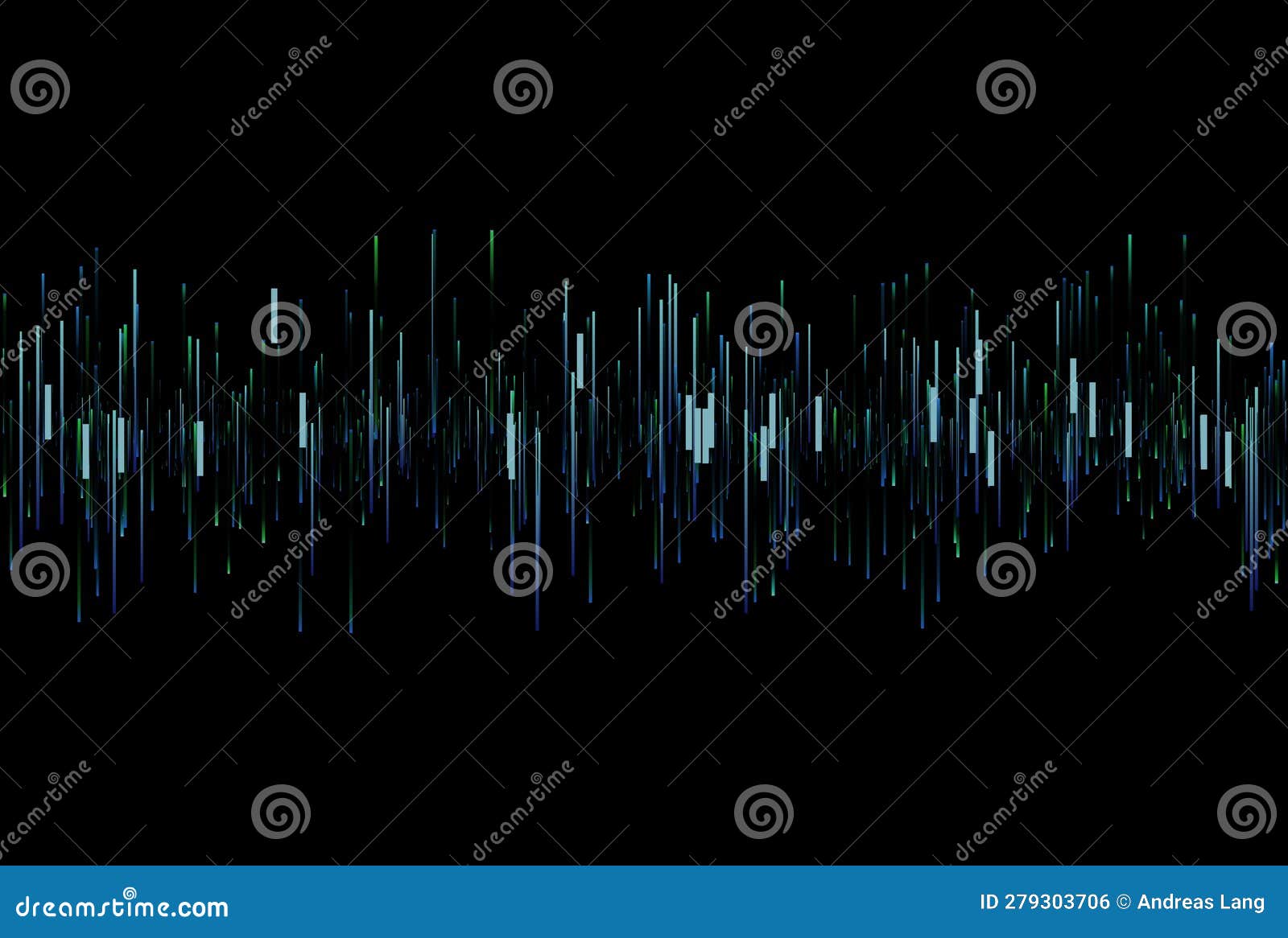 Frequency Bars Texture Musical Audio Gradient Rays Style Line Art ...