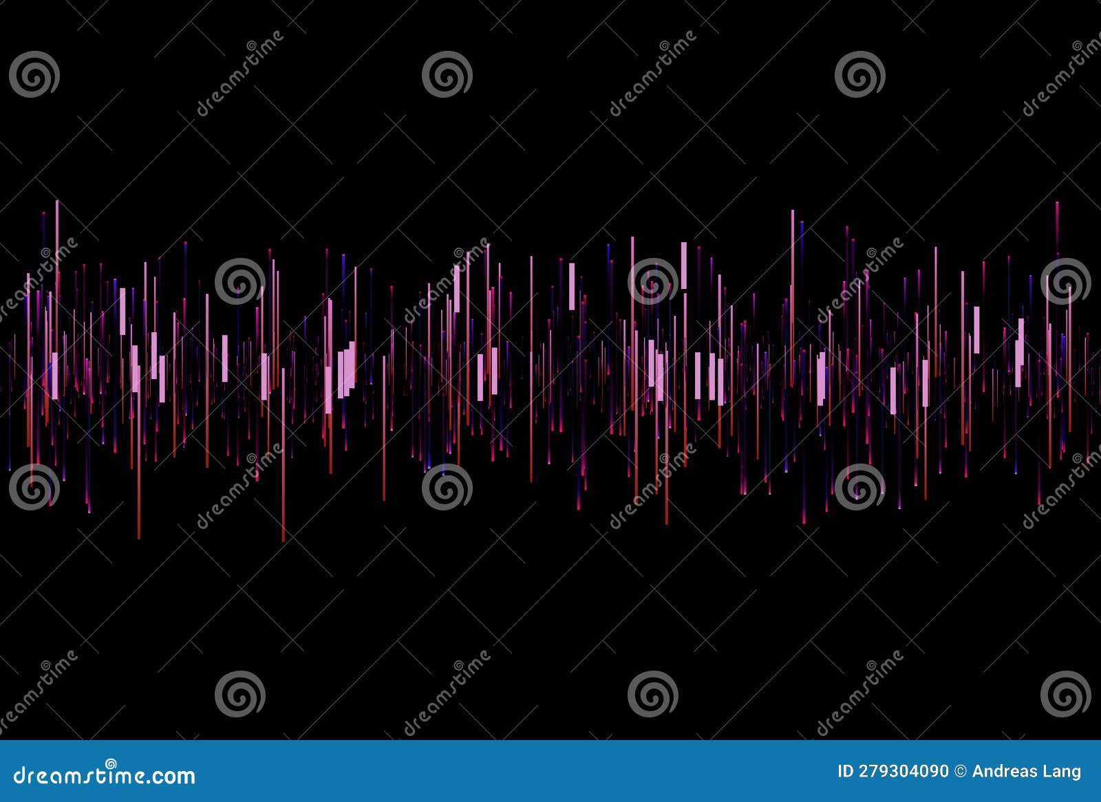 Frequency Bars Texture Musical Audio Gradient Rays Style Line Art ...
